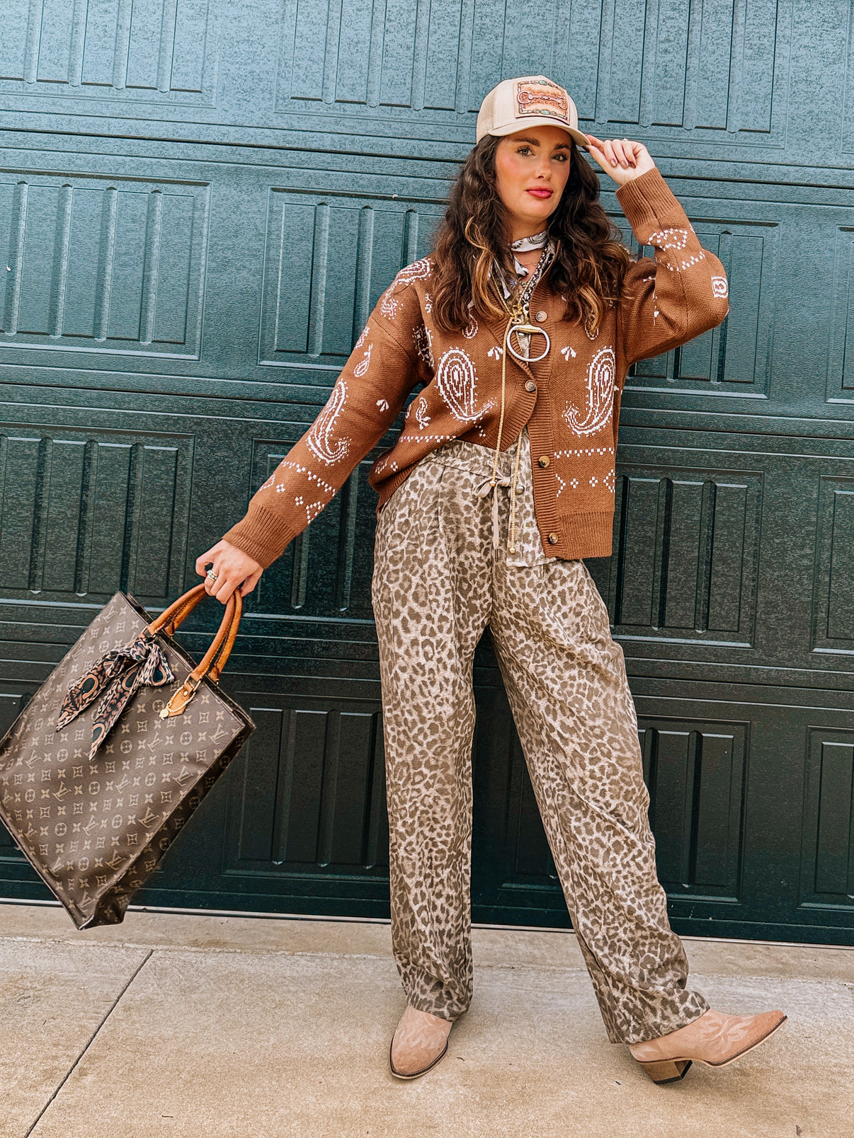 Paisley Crew Neck Cardigan – Rowdy Western Hippie