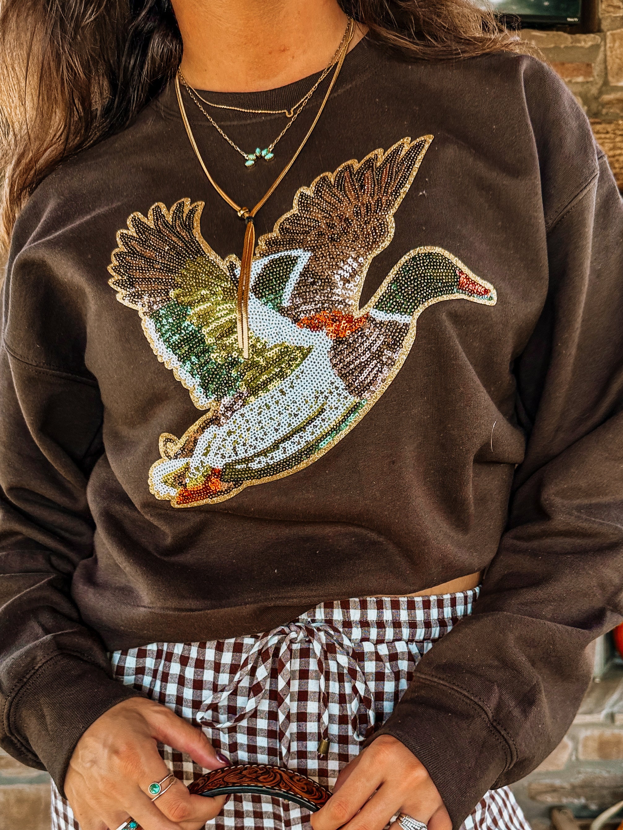Mallard duck sequence sweatshirt – Rowdy Western Hippie