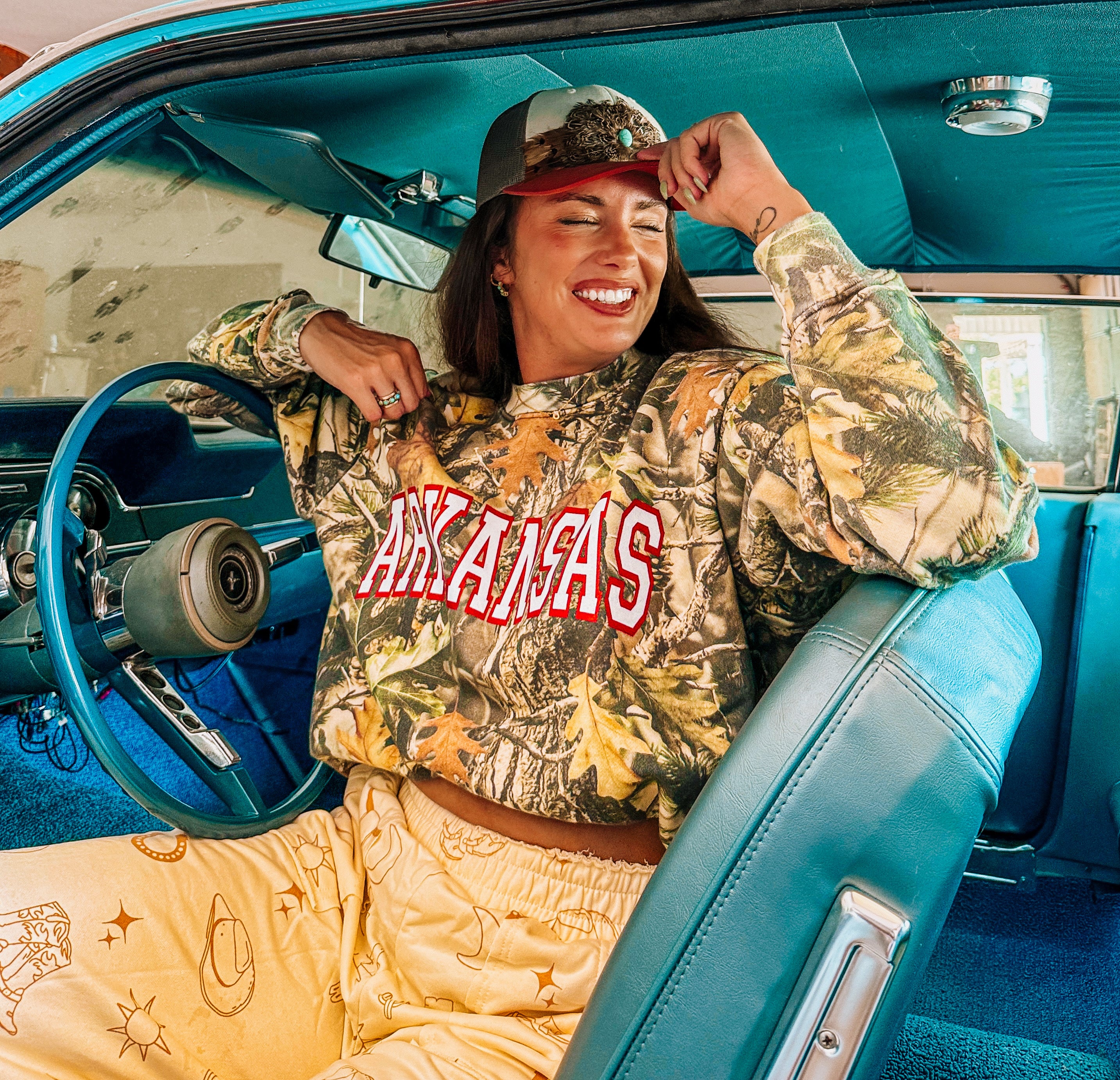 Arkansas Camo Sweatshirt – Rowdy Western Hippie