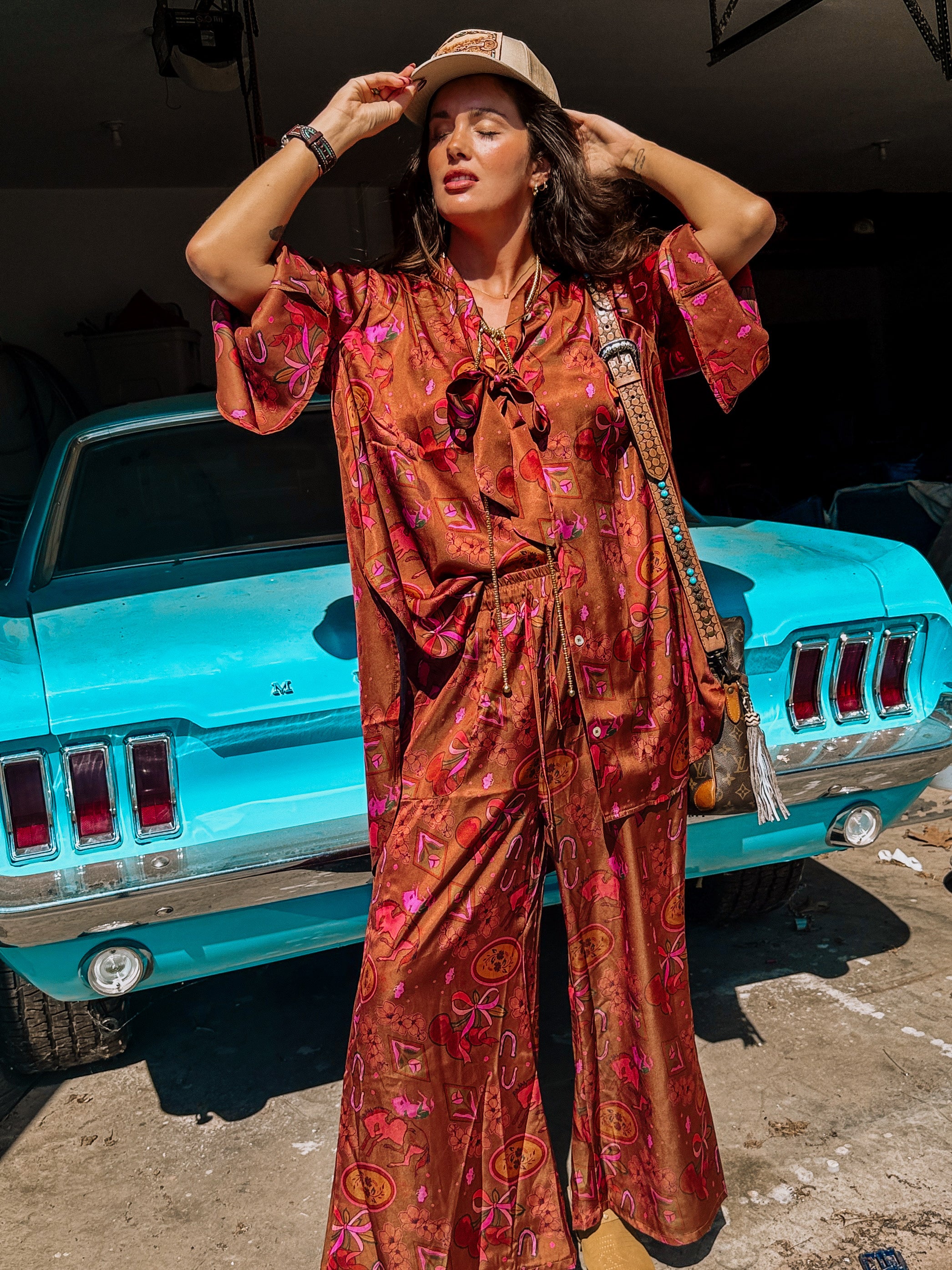 Lady The Brand- Cherrie Set Rust – Rowdy Western Hippie